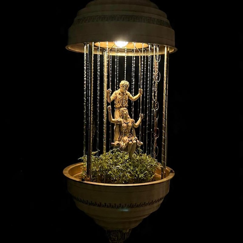 Oil Rain Lamp Vintage - Etsy