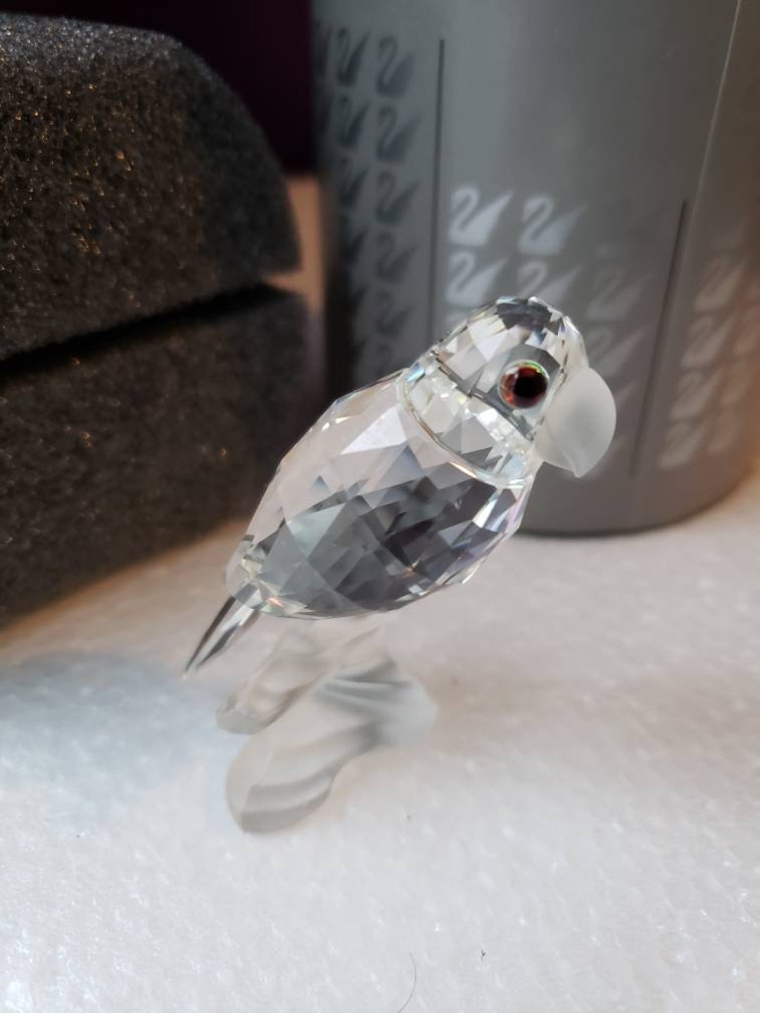 Swarovski Crystal Bird Figurine W/ Original Box and COA - Etsy