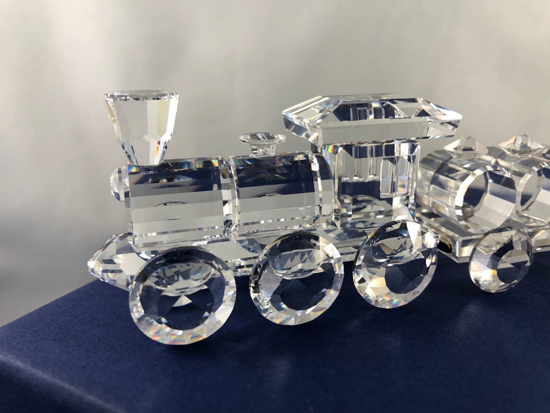 Swarovski Crystal Train Set W/ Boxes and COA - Etsy