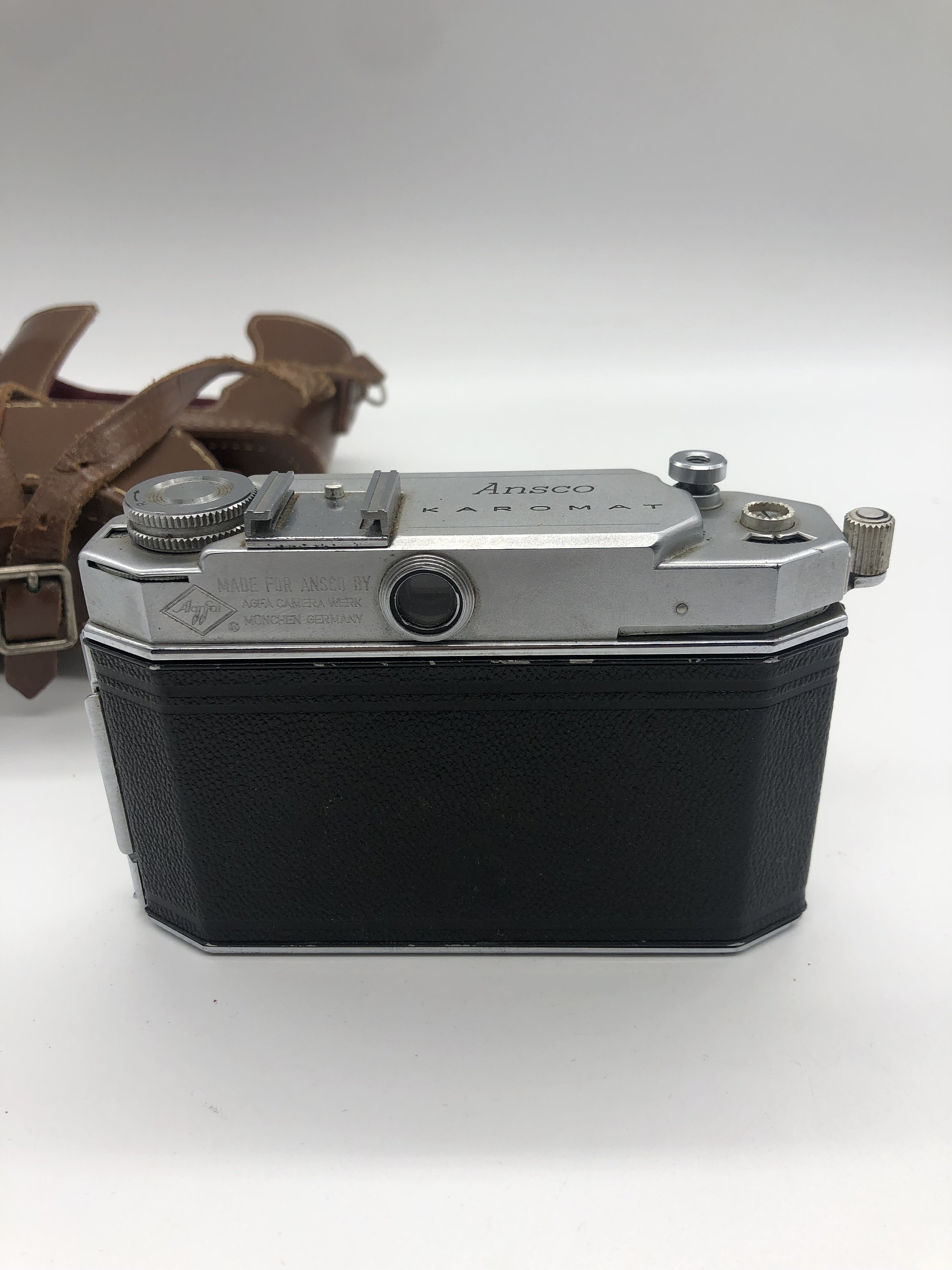 Vintage Ansco Karomat Schneider Karat Xenar 50mm F2.8 Bellows Camera ...