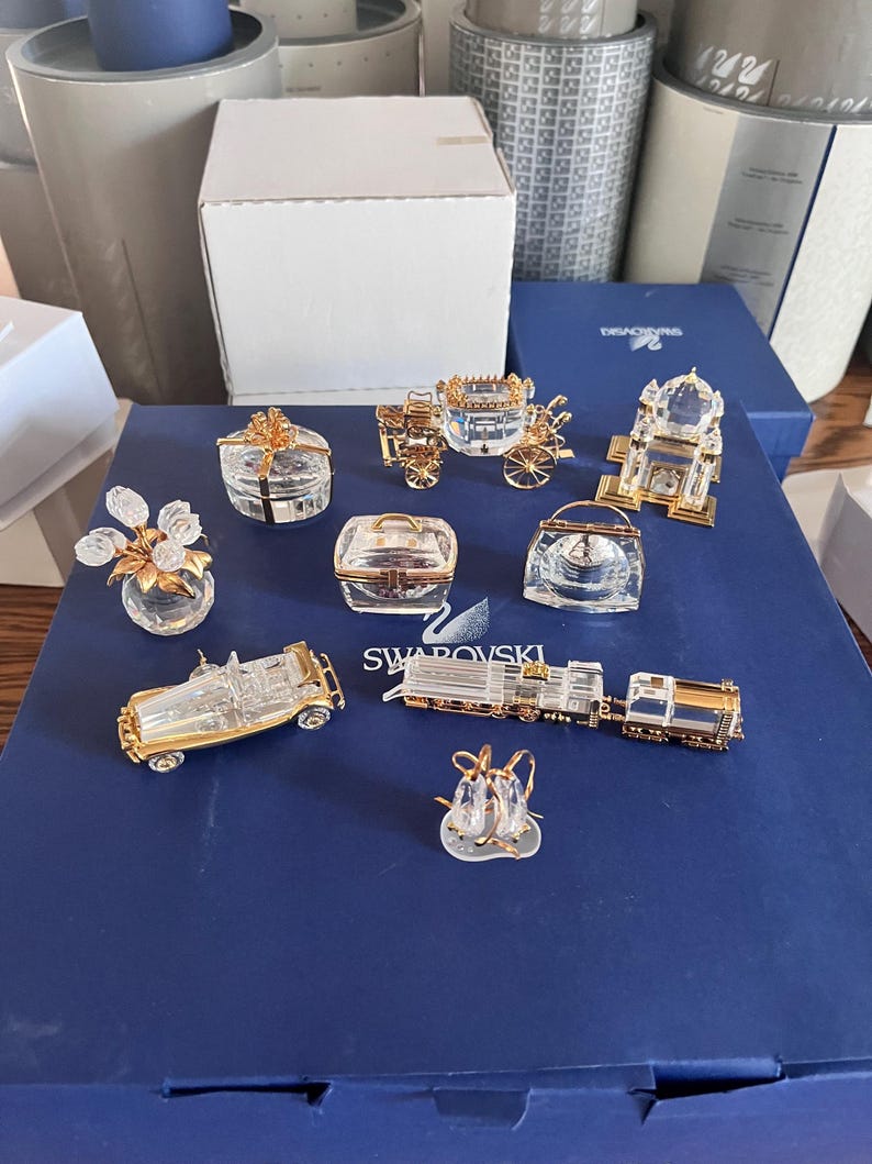 Swarovski Crystal Memories Figurines Mint in Box With Certificate - Etsy