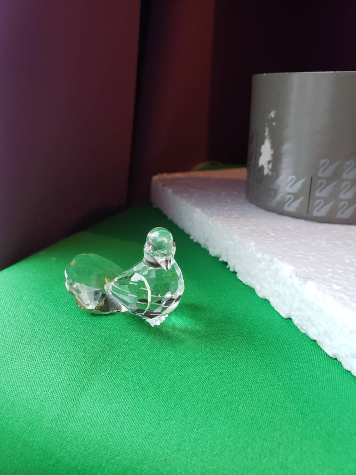 Swarovski Crystal Dove Figurine - Etsy
