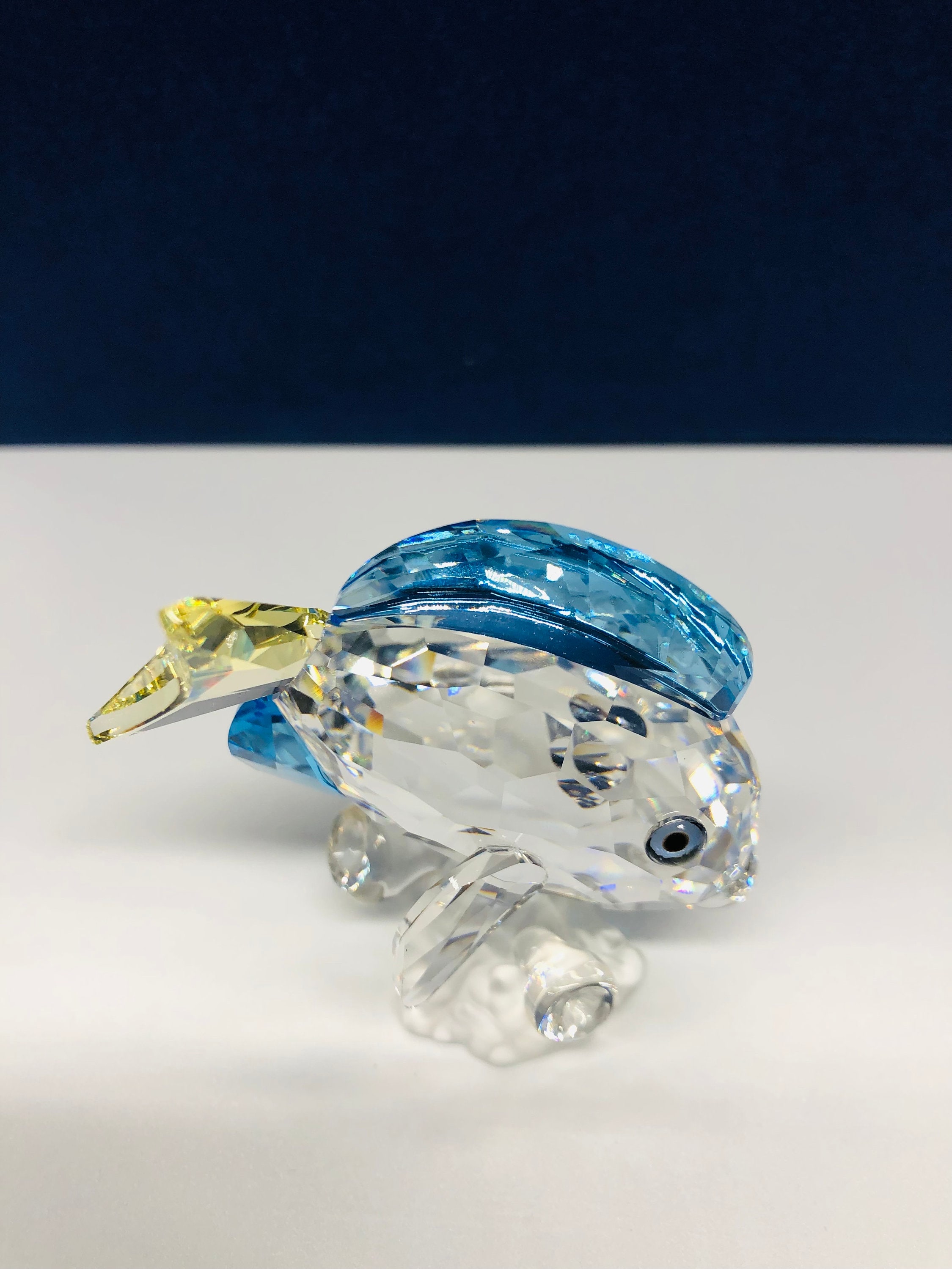 Swarovski Crystal Beautiful Blue Tank Fish 2007 SCS - Etsy UK