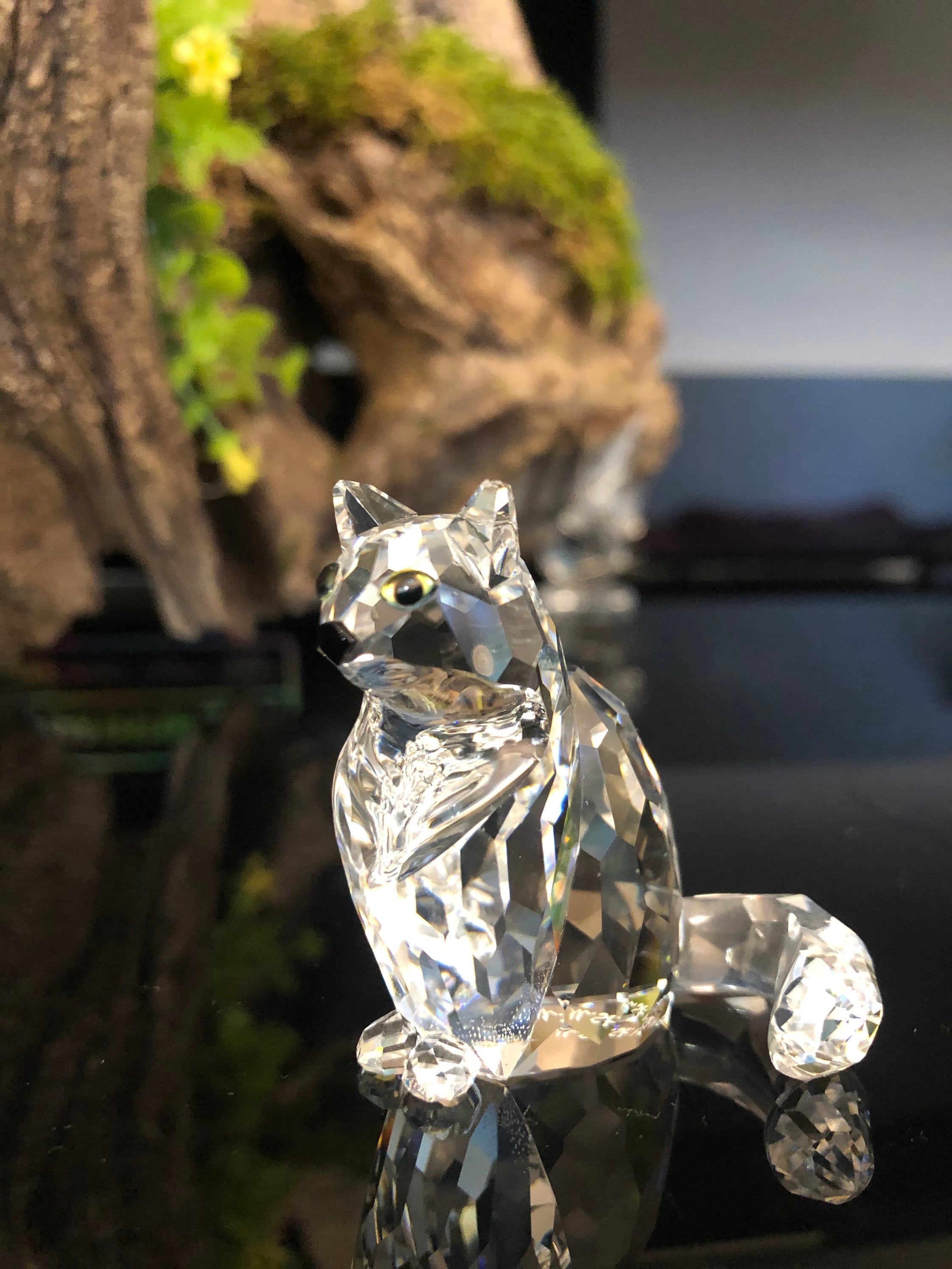 Swarovski Cat Figurine Crystal With Original Box and COA - Etsy