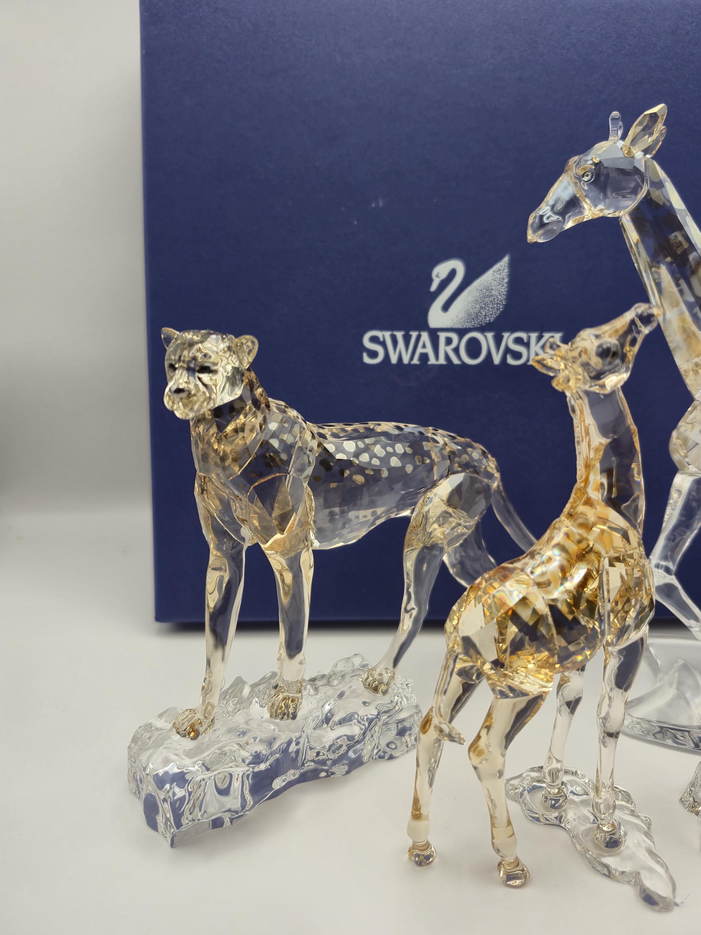Swarovski Crystal Giraffe & Cheetah: Elegance of Africa SCS 2023 - Etsy UK