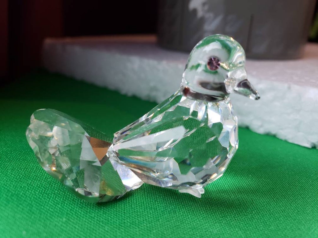 Swarovski Crystal Dove Figurine - Etsy