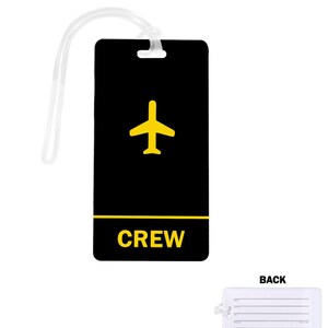 Crew Luggage Tag - Etsy
