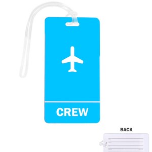 Crew Luggage Tag - Etsy