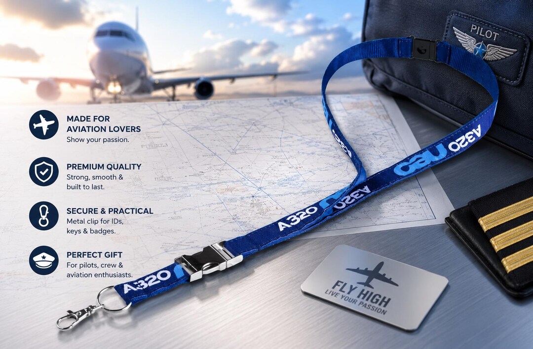 Airbus A320 Lanyard - Etsy