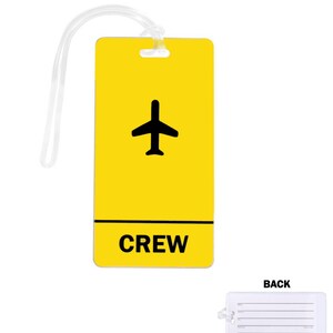 Crew Luggage Tag - Etsy