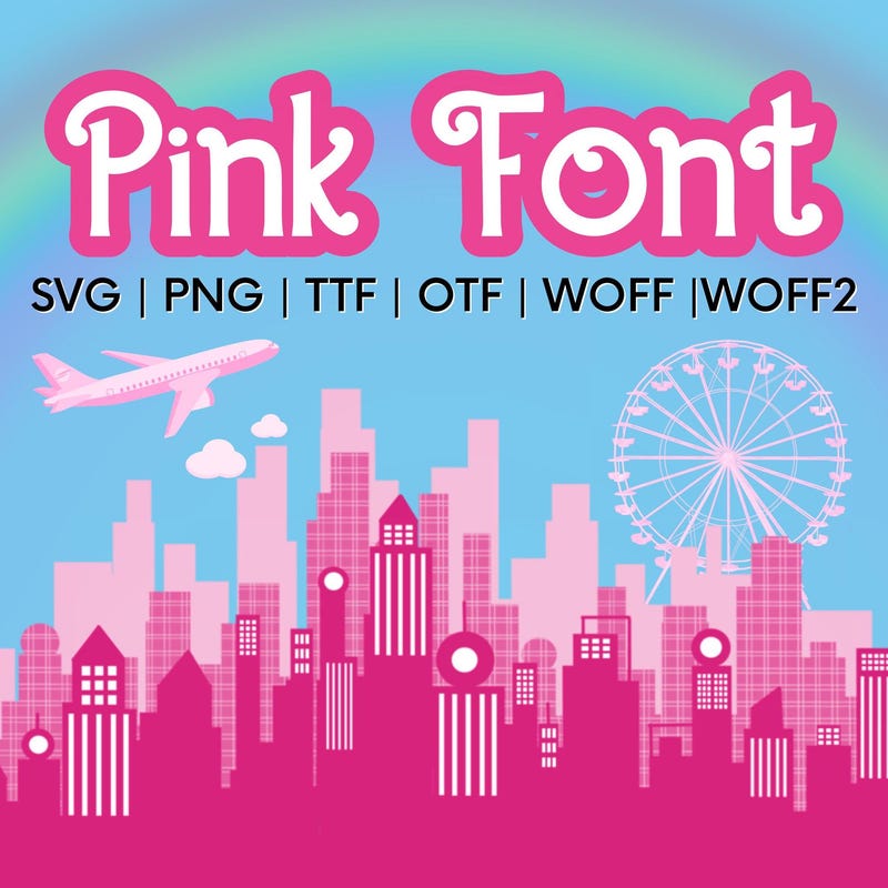 Birthday Open Type Font - Etsy