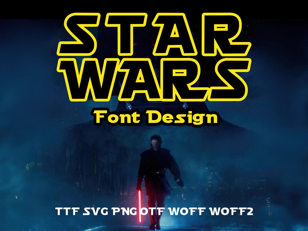 Star Wars & SVG Inspired Font | Galactic Sci-fi Font | Outerspace ...