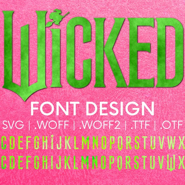 Wicked Svg - Etsy