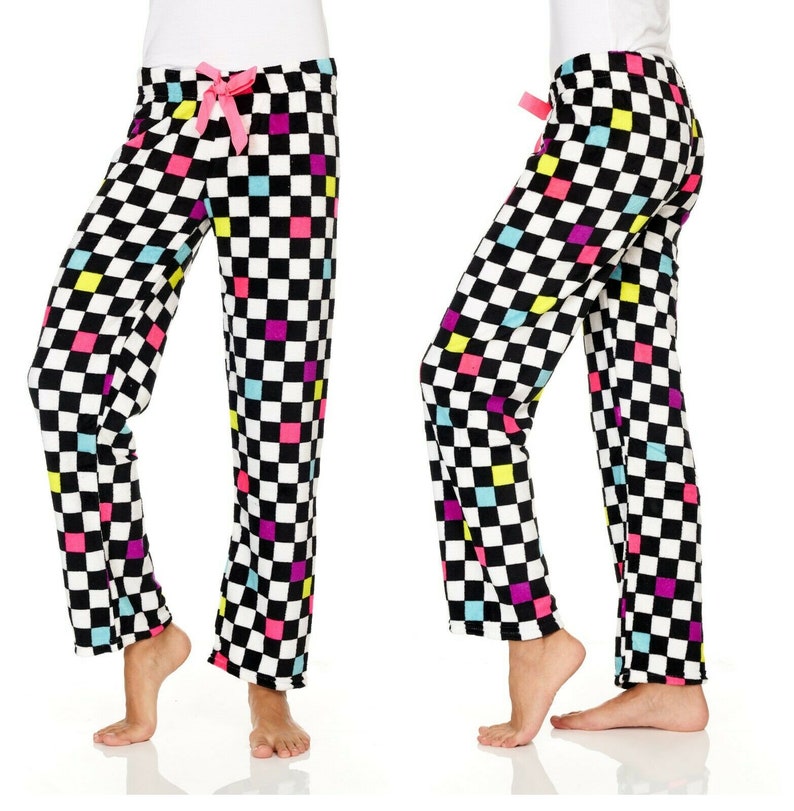 Women's Plush Fleece Pajama Lounge Pants Ultra-soft Casual - Etsy