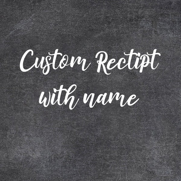 Order Receipt Banner - Etsy