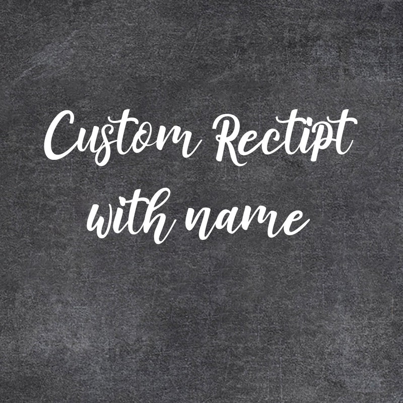 Etsy Order Receipt Banner - Etsy