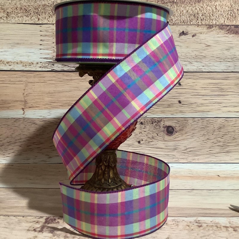 Plaid Ribbon - Etsy