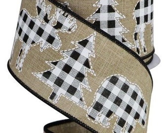 Moose Bear Ribbon - Etsy