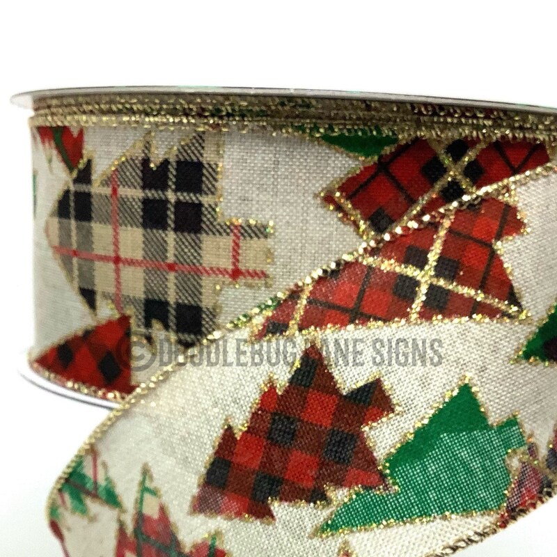 Christmas Ribbon - Etsy