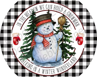 Snowman Lane Sign - Etsy