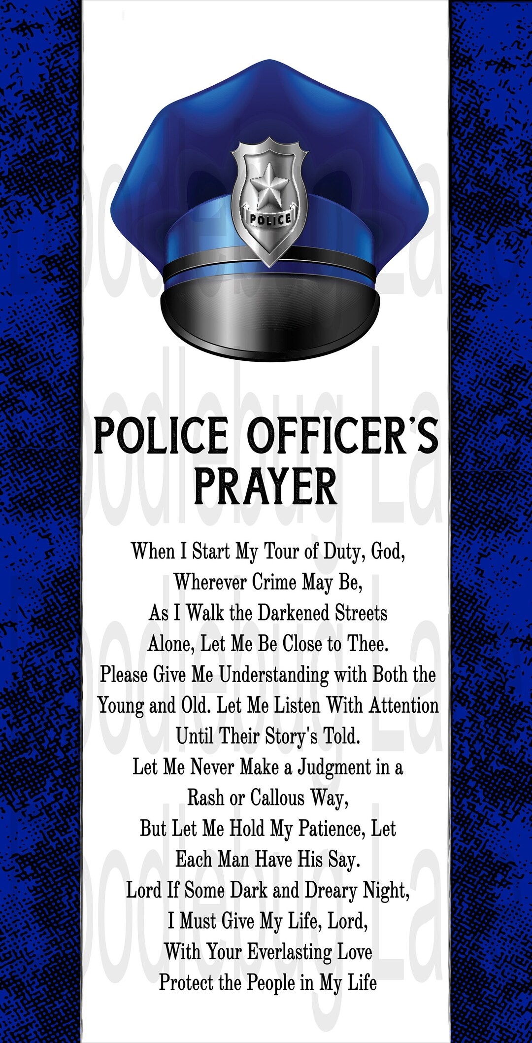 Police Officers Prayer - Law Enforcement Appreciation Sign - Police ...