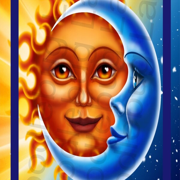 Sun and Moon Metal - Etsy