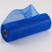 Poly Deco Mesh - Metallic Royal Blue Deco Mesh - 10" X 10 Yards ...