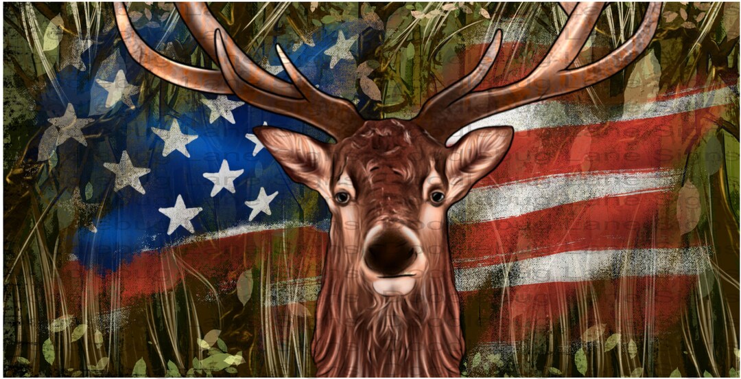 Personalized License Plate - Deer License Plate - Hunting License Plate ...