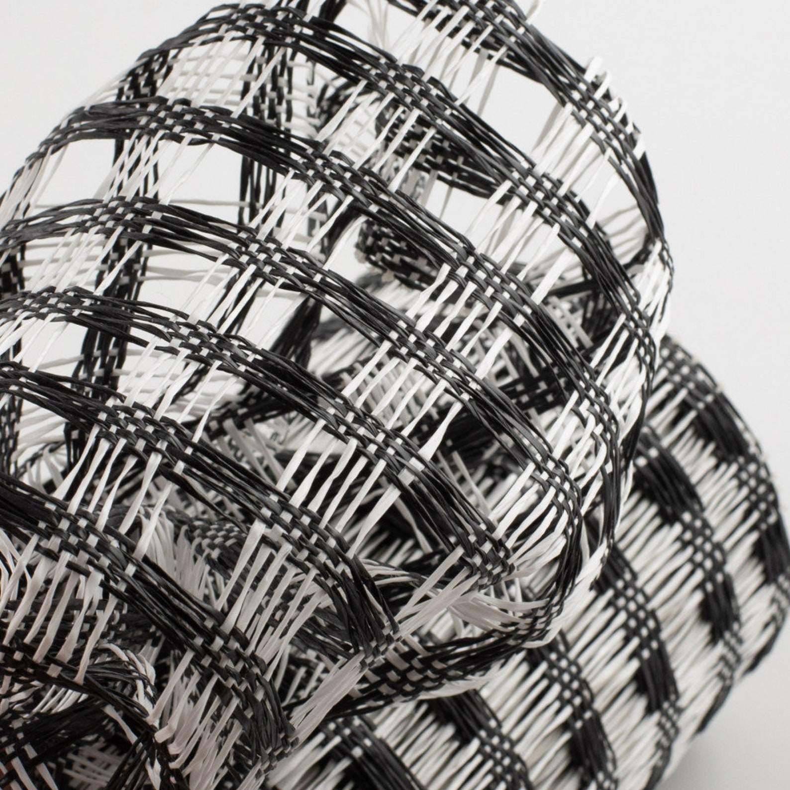 Poly Burlap Check Mesh: Black & White 10 X 10 Yards - Etsy