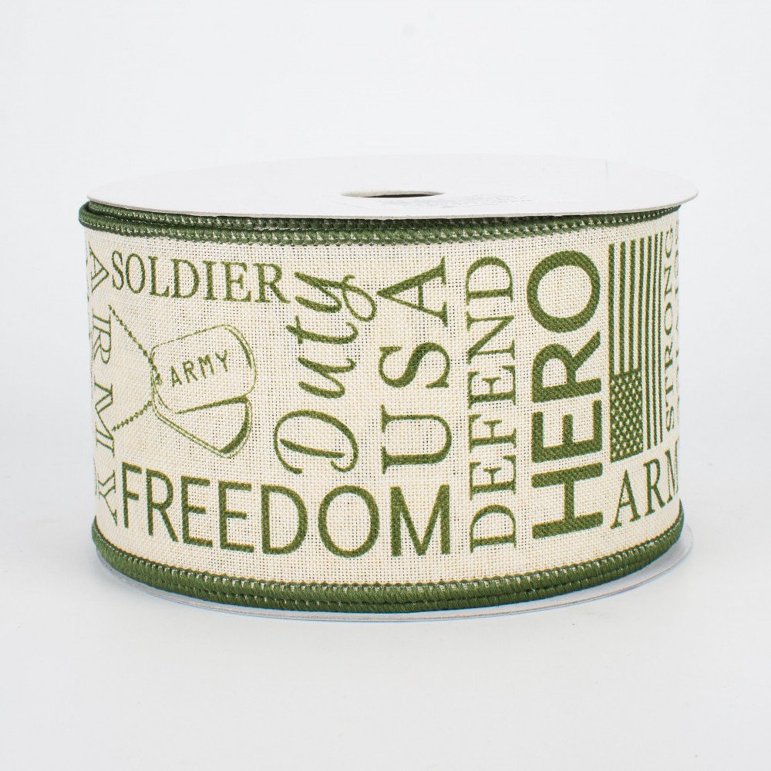 Wired Ribbon Army Ribbon US Army Decor Army Decor Military Ribbon ...