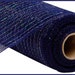 Poly Deco Mesh - Metallic Navy With Laser Silver Foil - Patriotic Mesh ...
