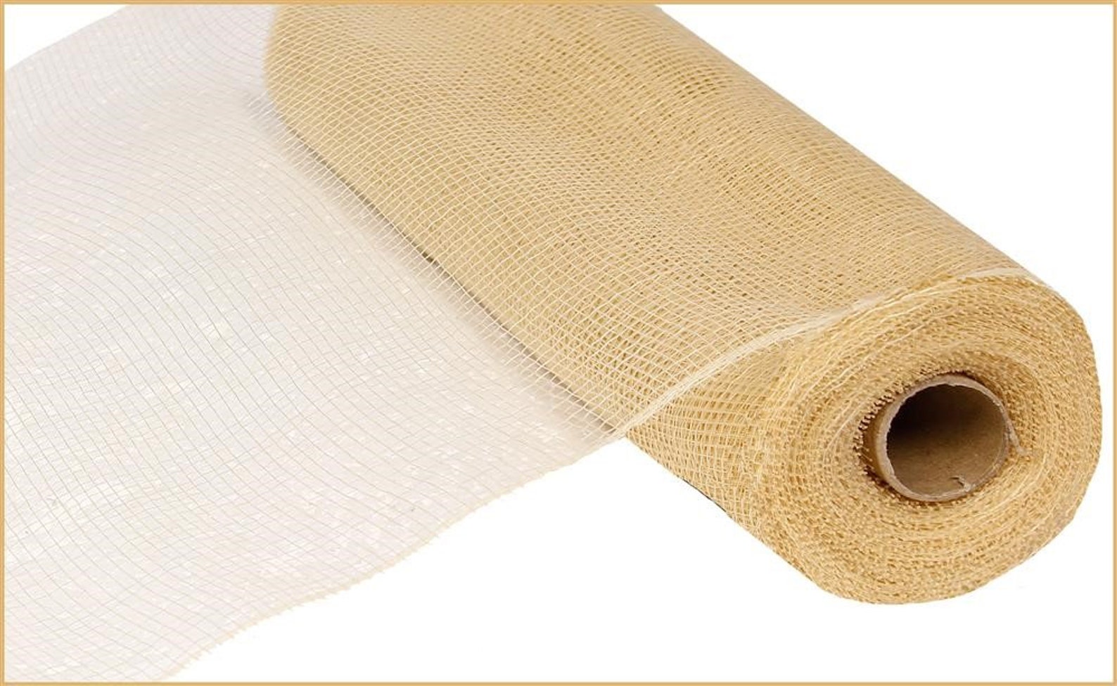 Value Deco Mesh - Beige Mesh - 10" X 10 Yards - RE800201 - Fall Mesh ...