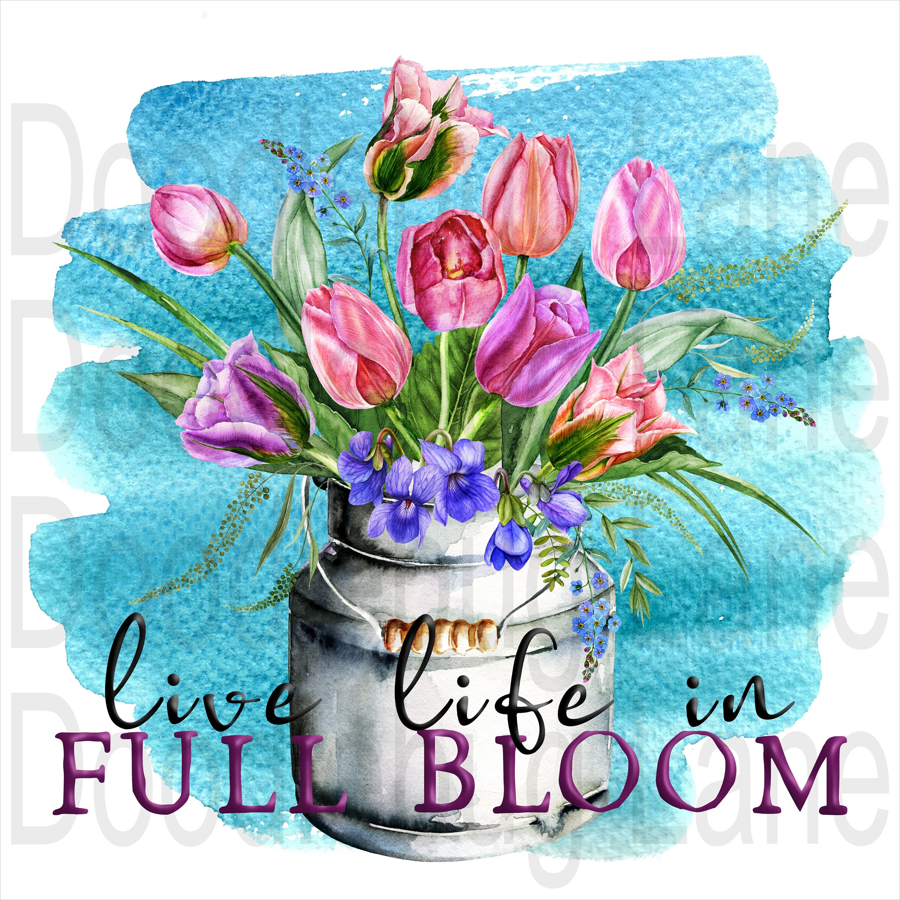 Metal Wreath Sign Live Life in Full Bloom Spring Sign - Etsy