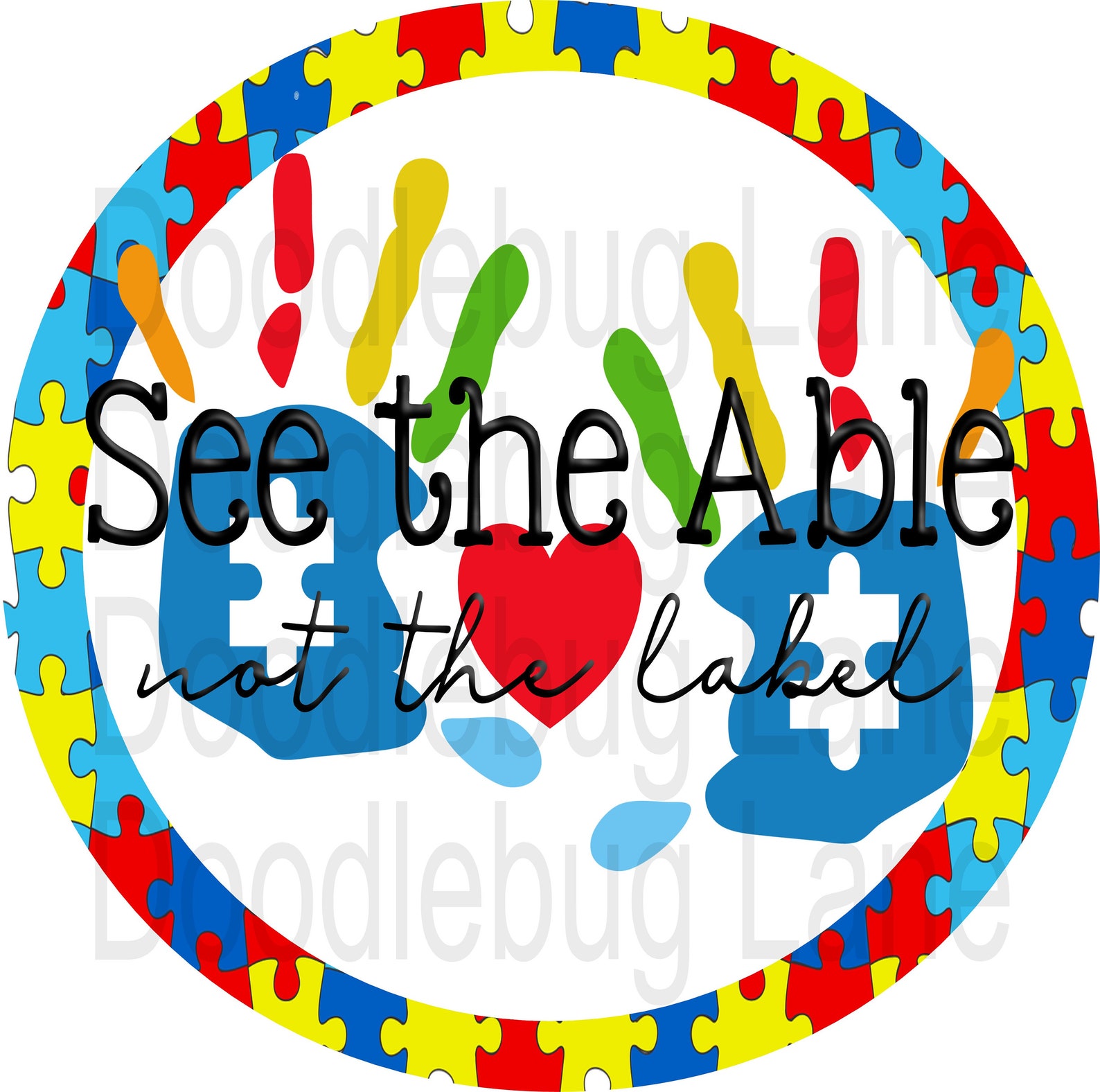 Autism Awareness Sign, Autism Decor, Puzzle Pieces, Autism Wreath ...