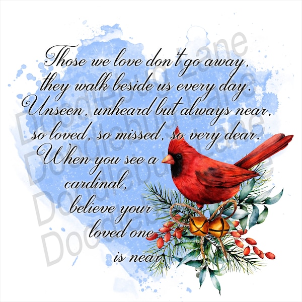Cardinal Poem - Etsy