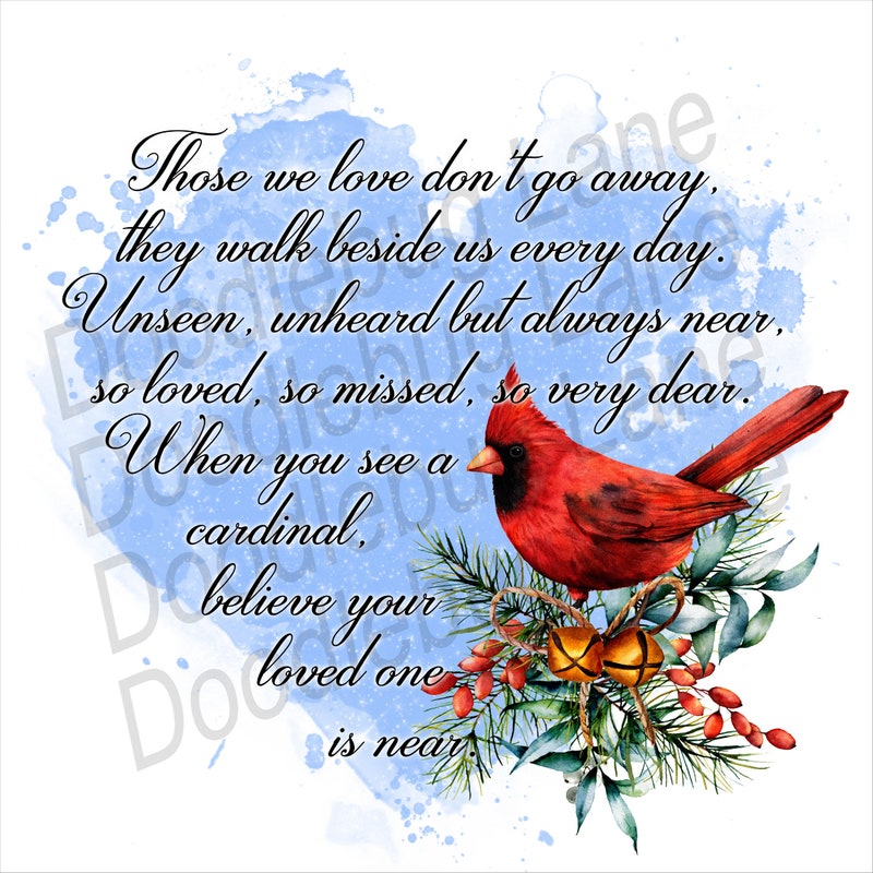 Cardinal Poem - Etsy