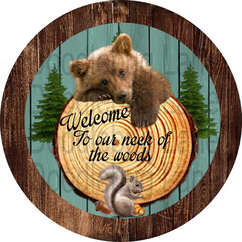 Welcome to Our Neck of the Woods - Etsy