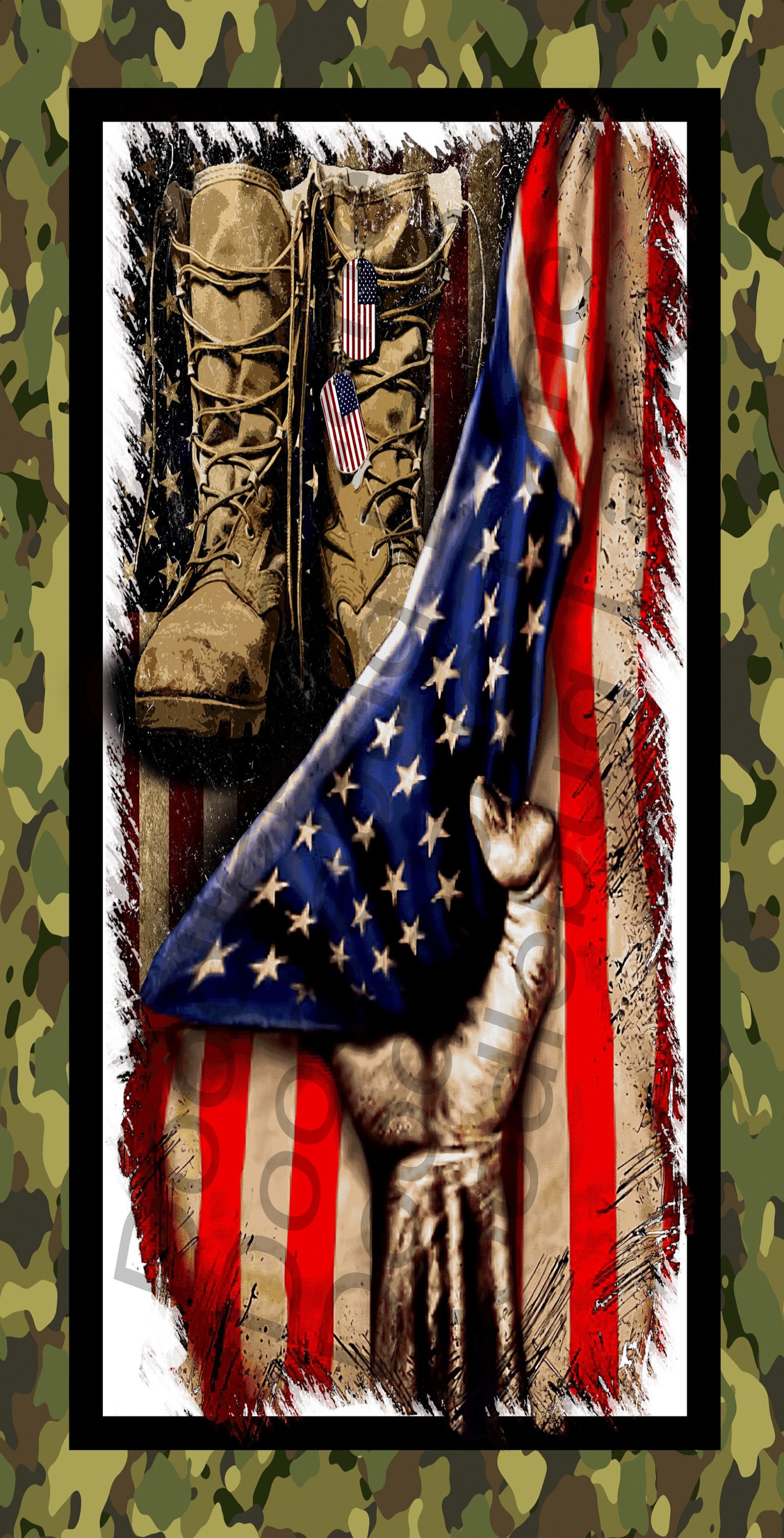 Military Wreath Sign-patriotic Sign-american Flag-army Wreath Sign ...
