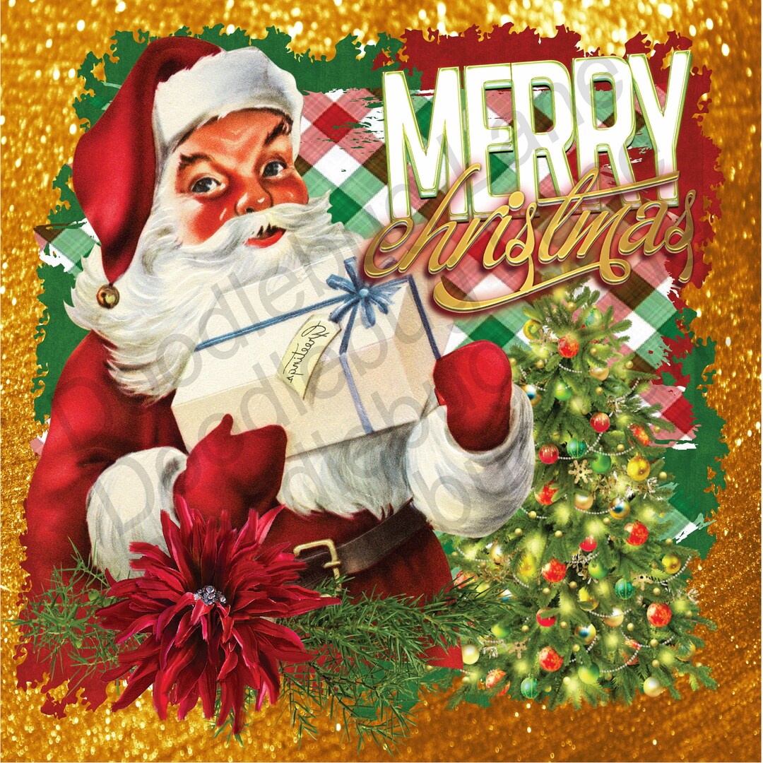Merry Christmas Sign christmas Wreath Sign Santa Claus Wreath Sign ...