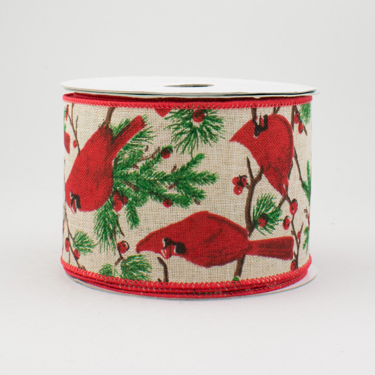 Wired Ribbon Christmas Cardinal Cardinal Decor Christmas - Etsy