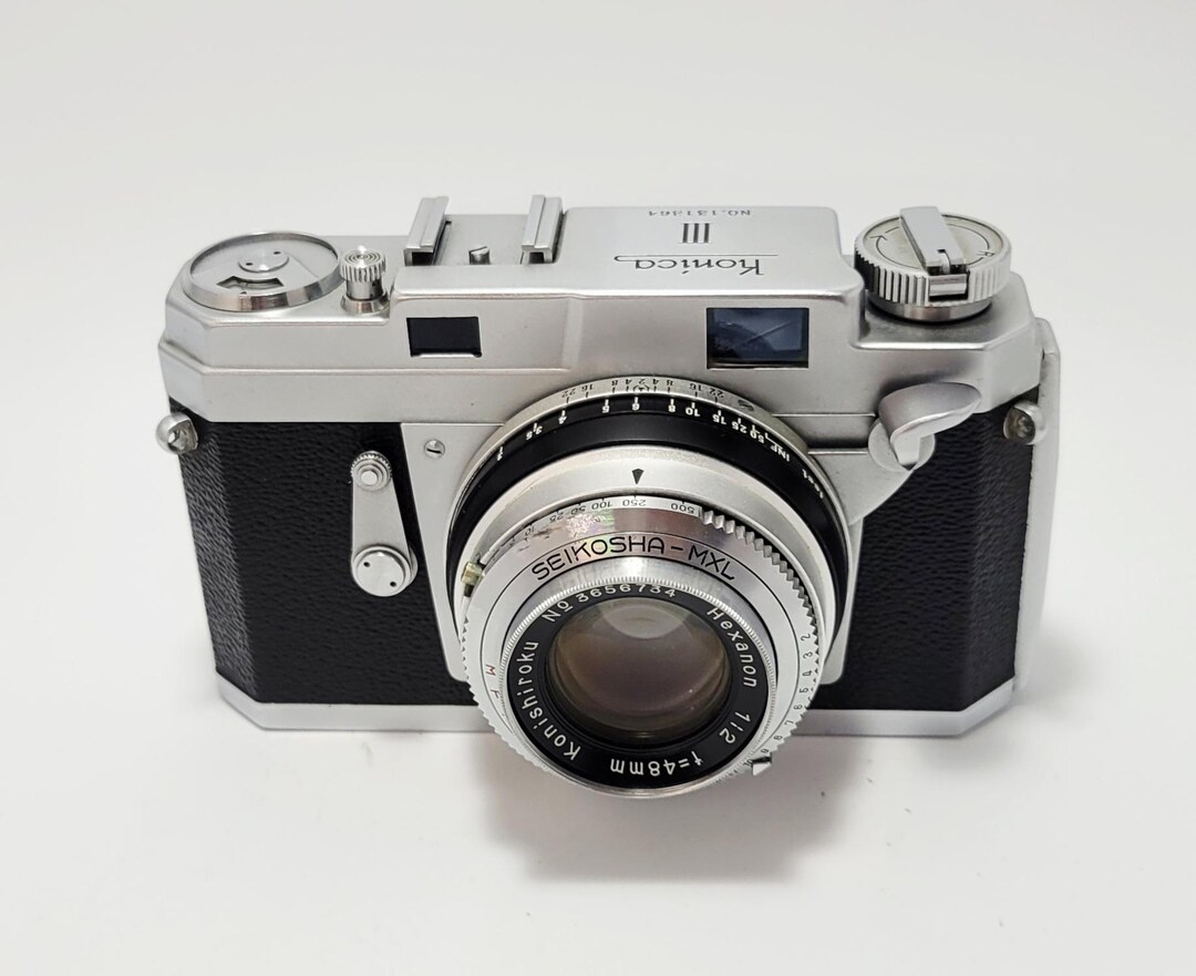 Konica III - Vintage 35mm Film Rangefinder Camera - Etsy