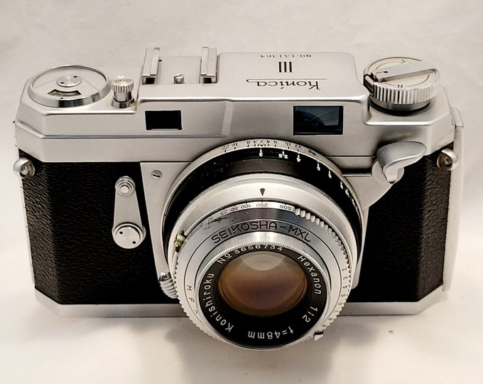 Konica IIA Vintage Rangefinder Film Camera, Overhauled, Ready to Shoot ...