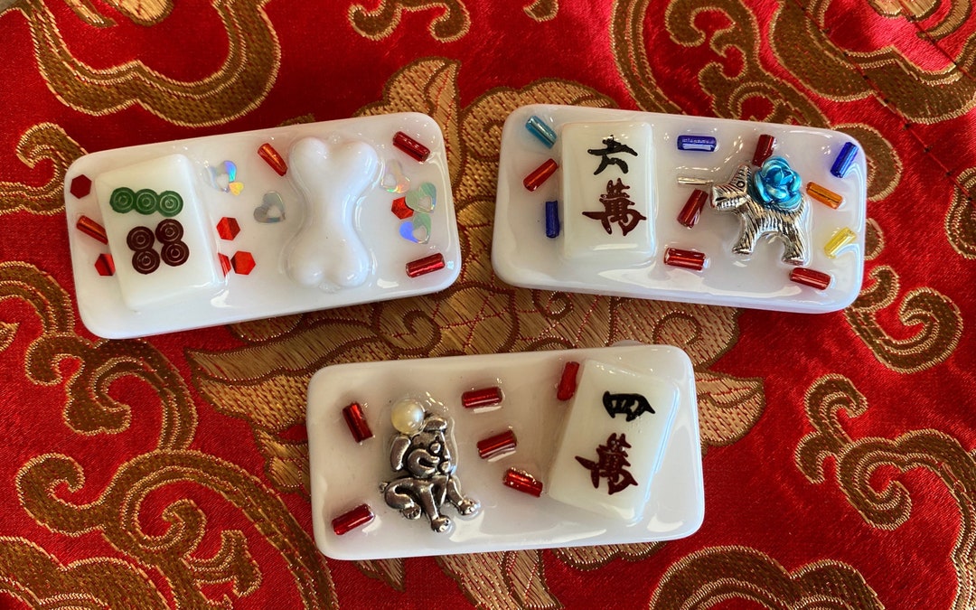 Dogs and Mahjongg Magnets - Etsy