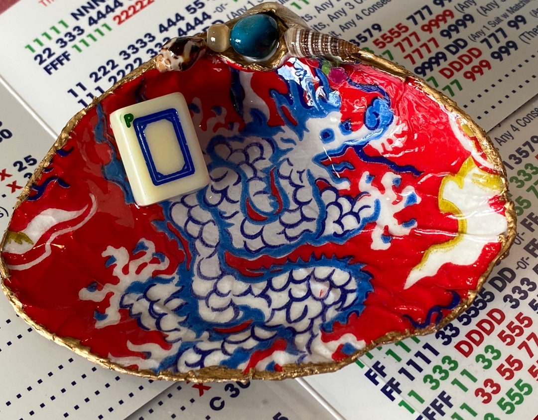 Mahjongg Soap Tile Trinket Shell Dish - Etsy