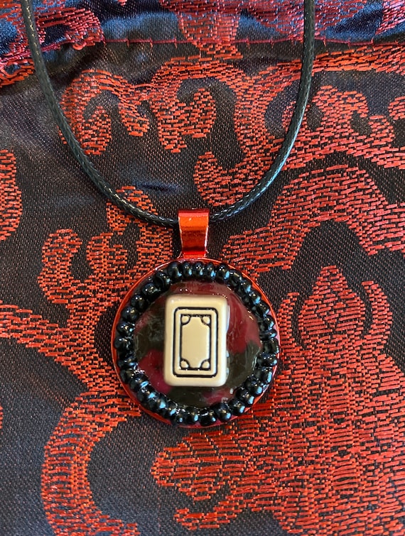 Mahjongg Soap Tile Necklace Gift - Etsy
