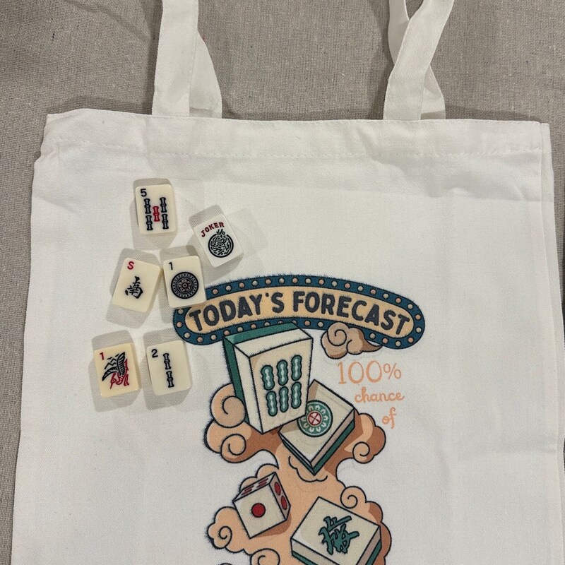 Mahjong Tote Bag - Etsy