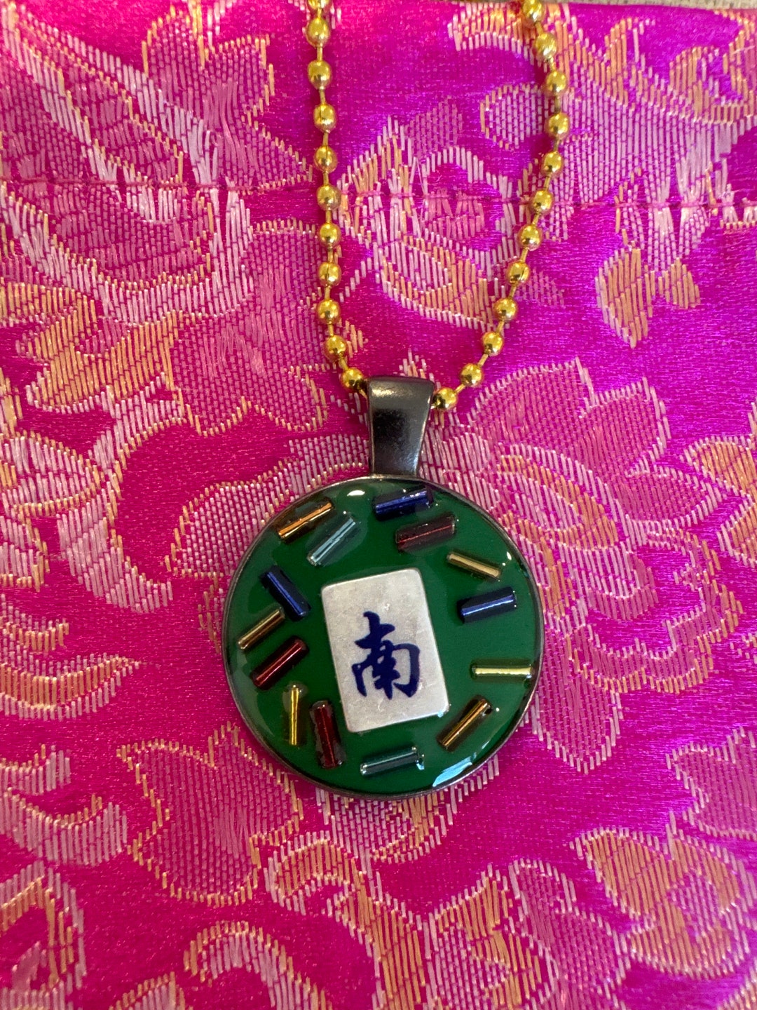 Mahjongg Necklace - Etsy