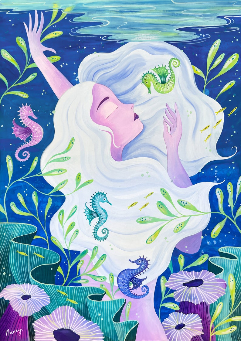 Calypso Art Print - Etsy