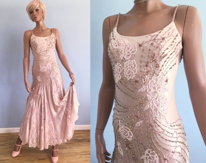 Y2K Blush Pink Sue Wong Nocturne Silk Mermaid Dress Small / - Etsy