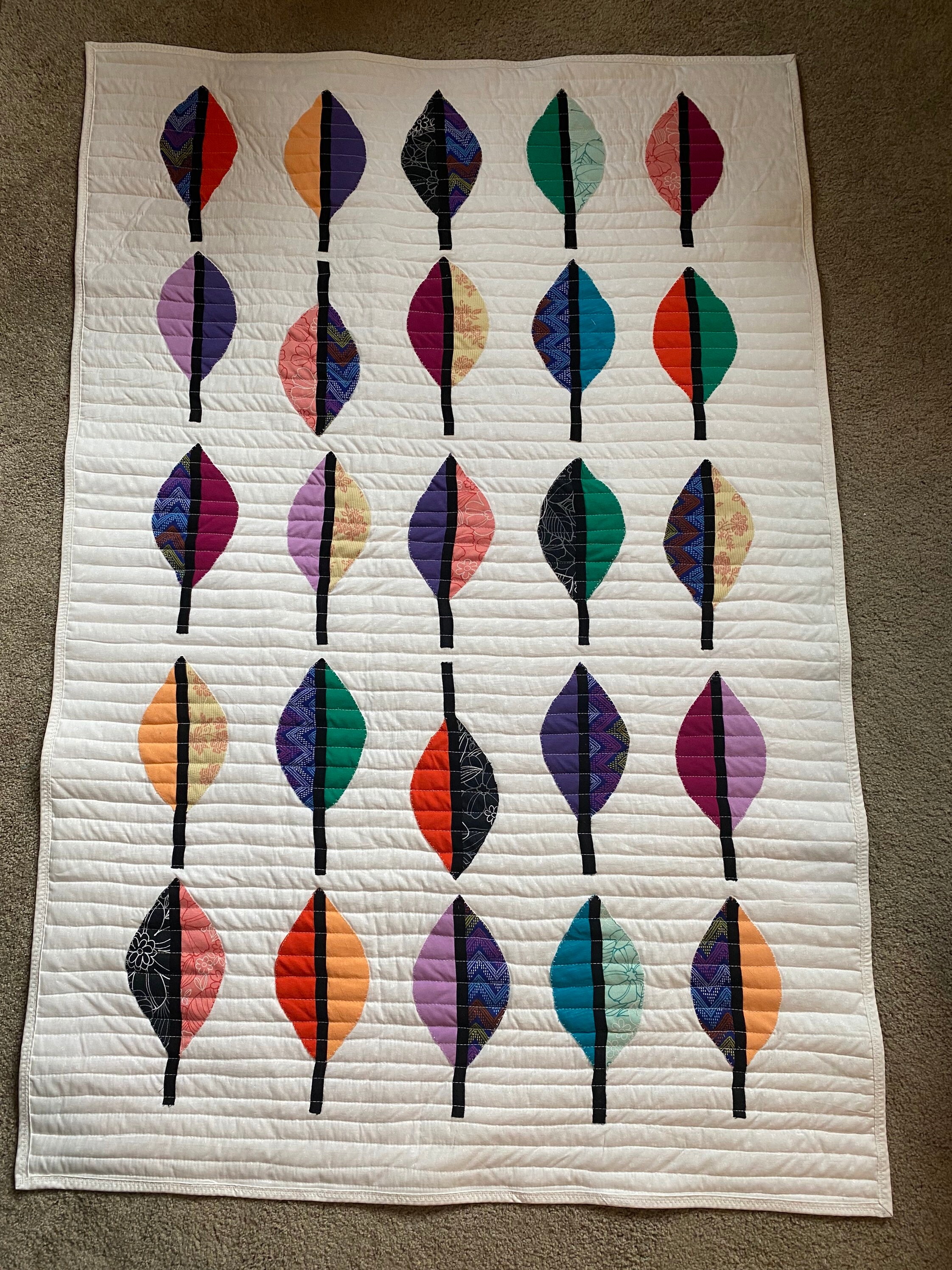 Custom Boho Quilt MADE TO ORDER Modern Feather Quilt - Etsy